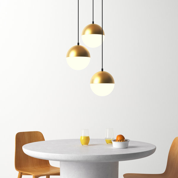 AllModern Hastings 3 - Light Cluster Globe Pendant & Reviews | Wayfair