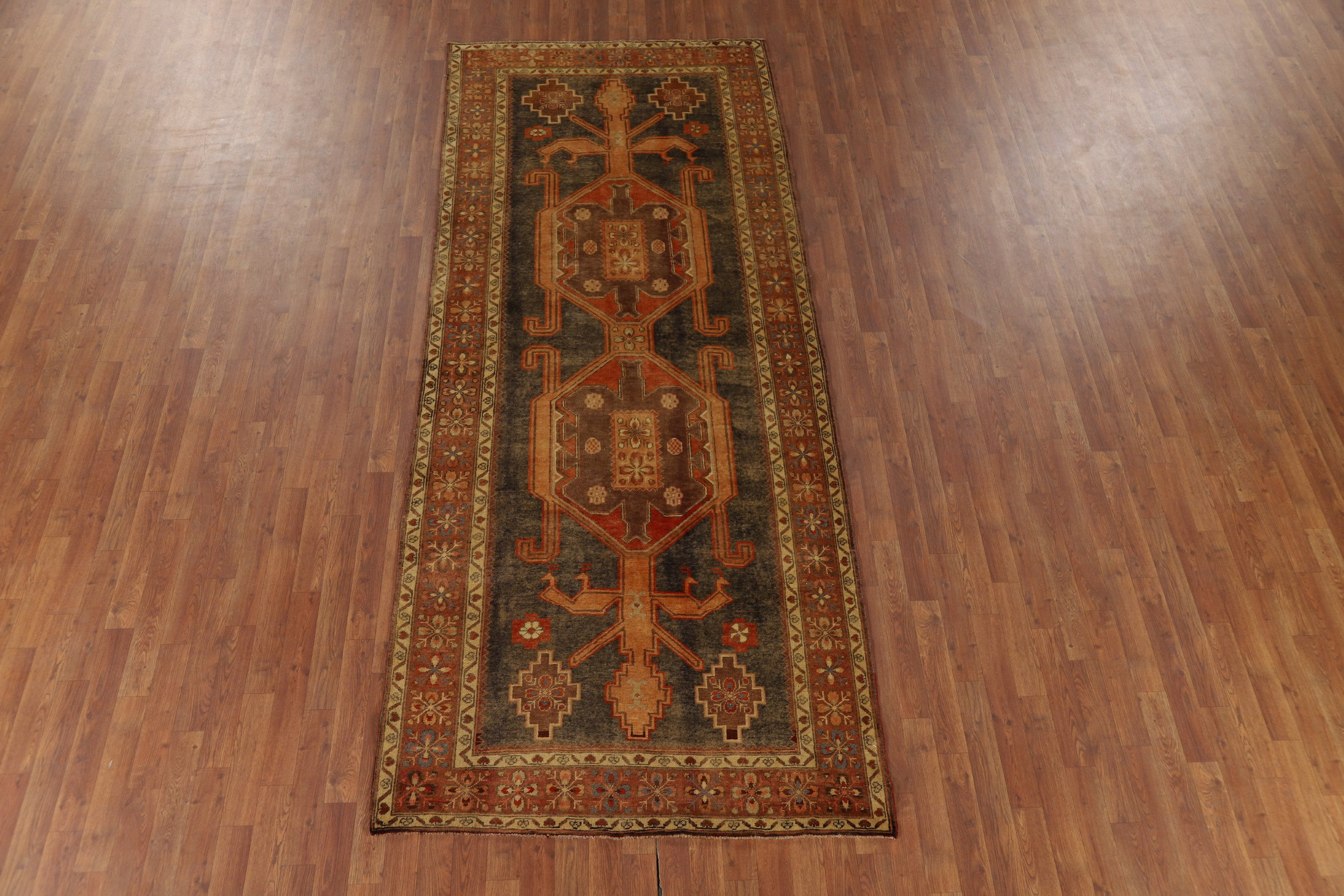 Bloomsbury Market Tribal Wool Runner Rug 4x11 | Wayfair