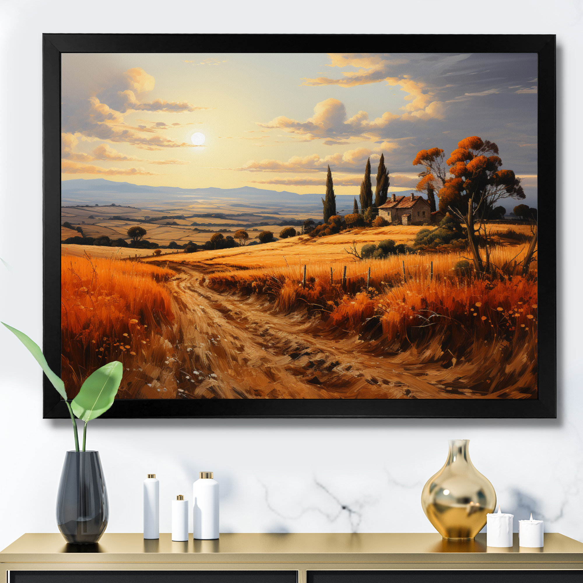 Latitude Run® Italy Tuscan Sunsets II - Landscapes Canvas Art Print ...