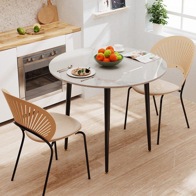 Metro Lane Anglica Round 80Cm Dining Table & Reviews | Wayfair.co.uk