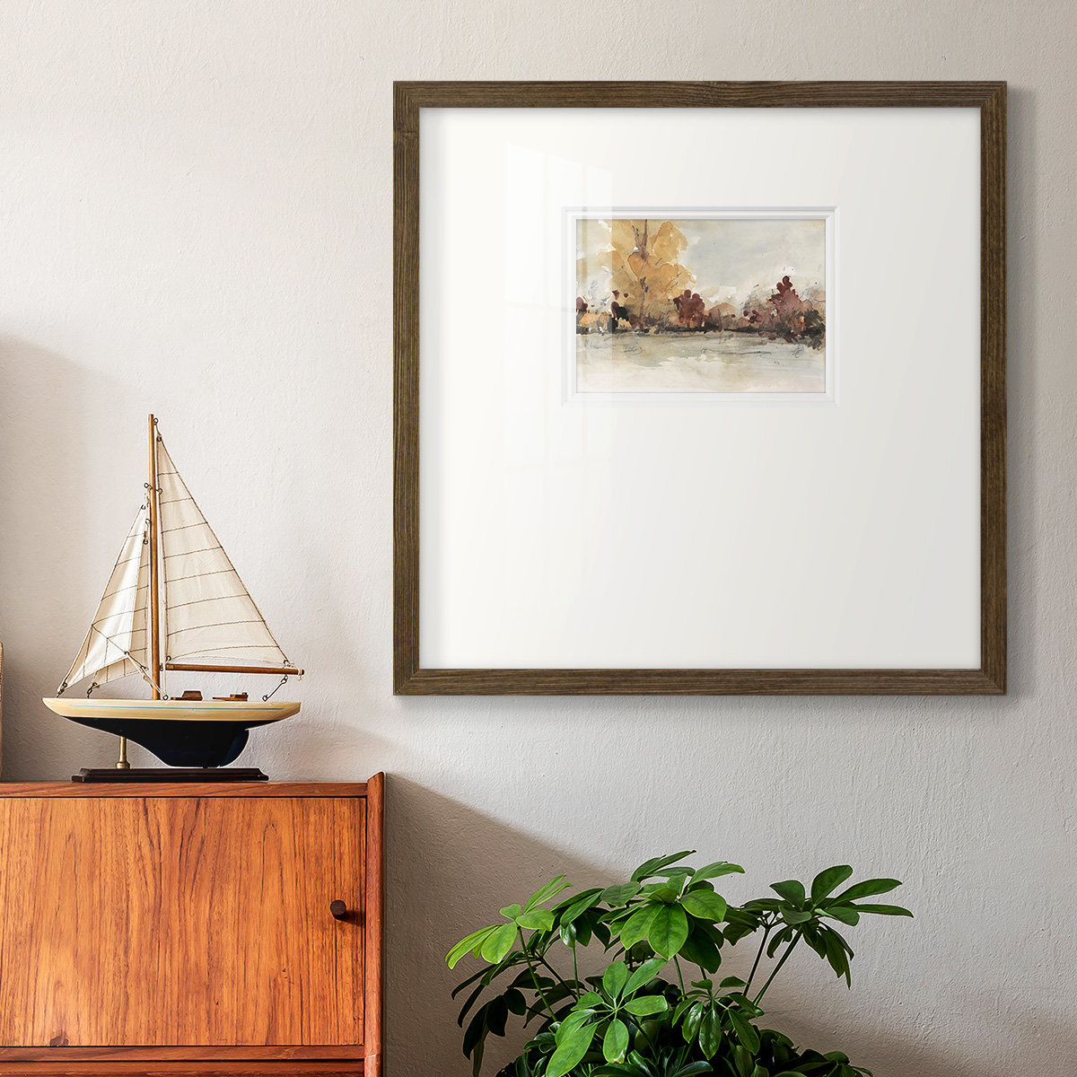Red Barrel Studio® The Autumn View I Framed On Paper Print | Wayfair
