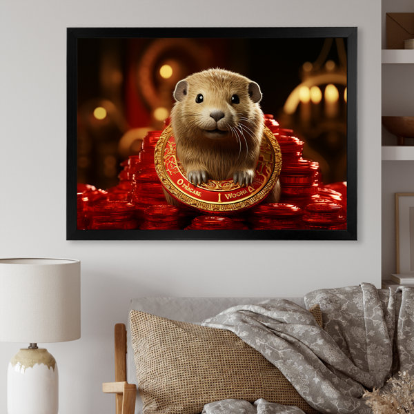 Trinx Royalty Beaver Beauty - Beaver Wall Art | Wayfair