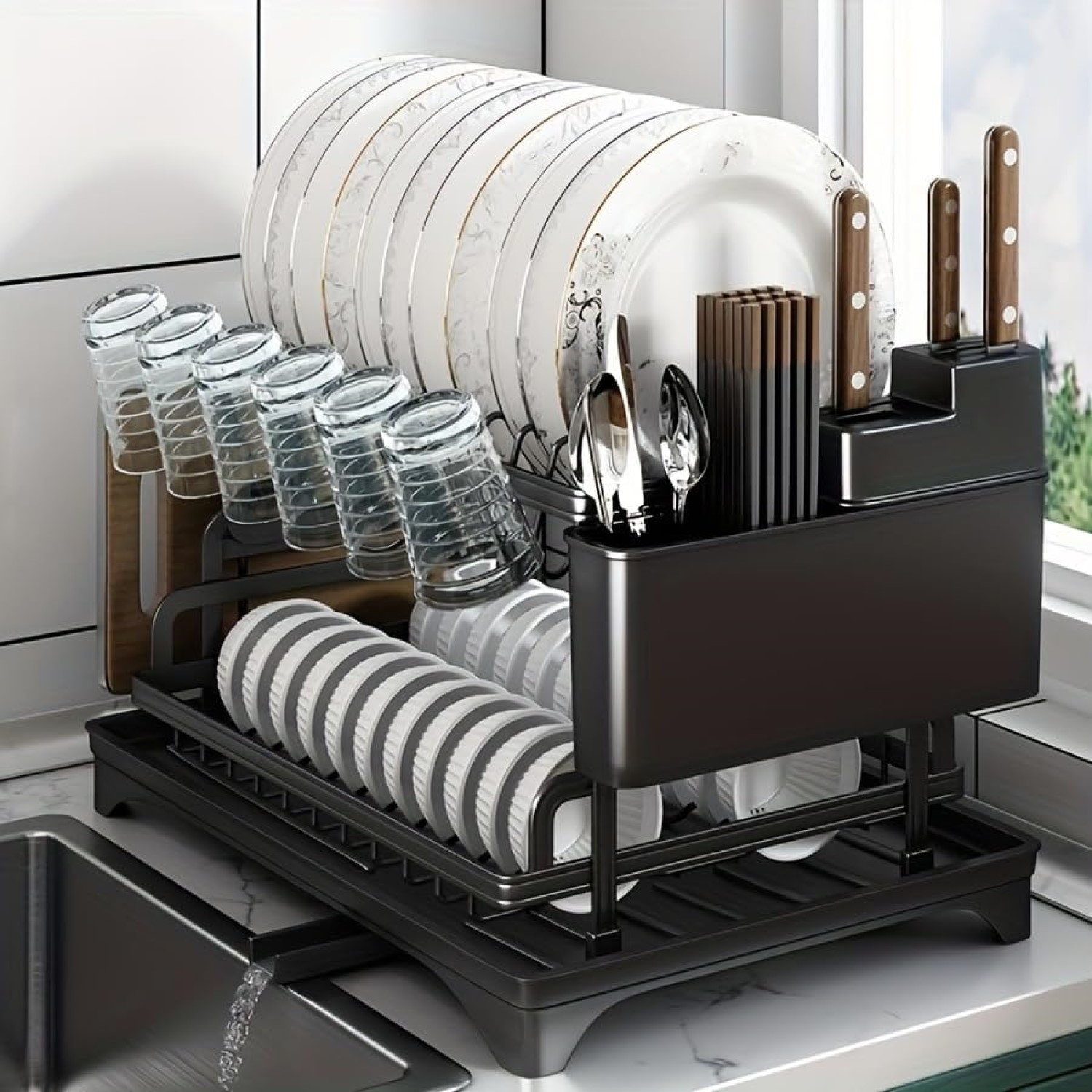 REFSIL Stainless Steel Dish Rack | Wayfair