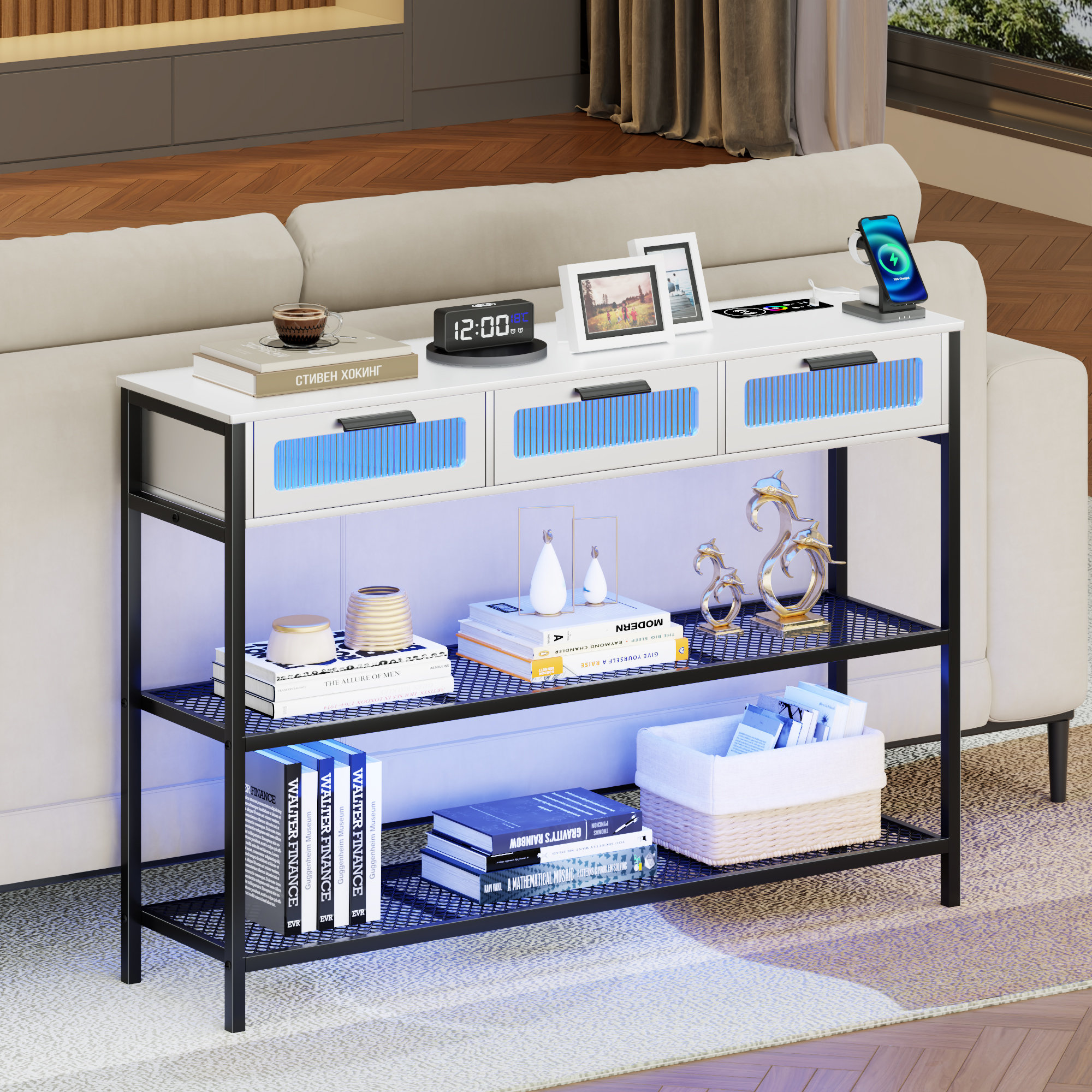 Ivy Bronx Gulshen 45.27'' Console Table - Wayfair Canada