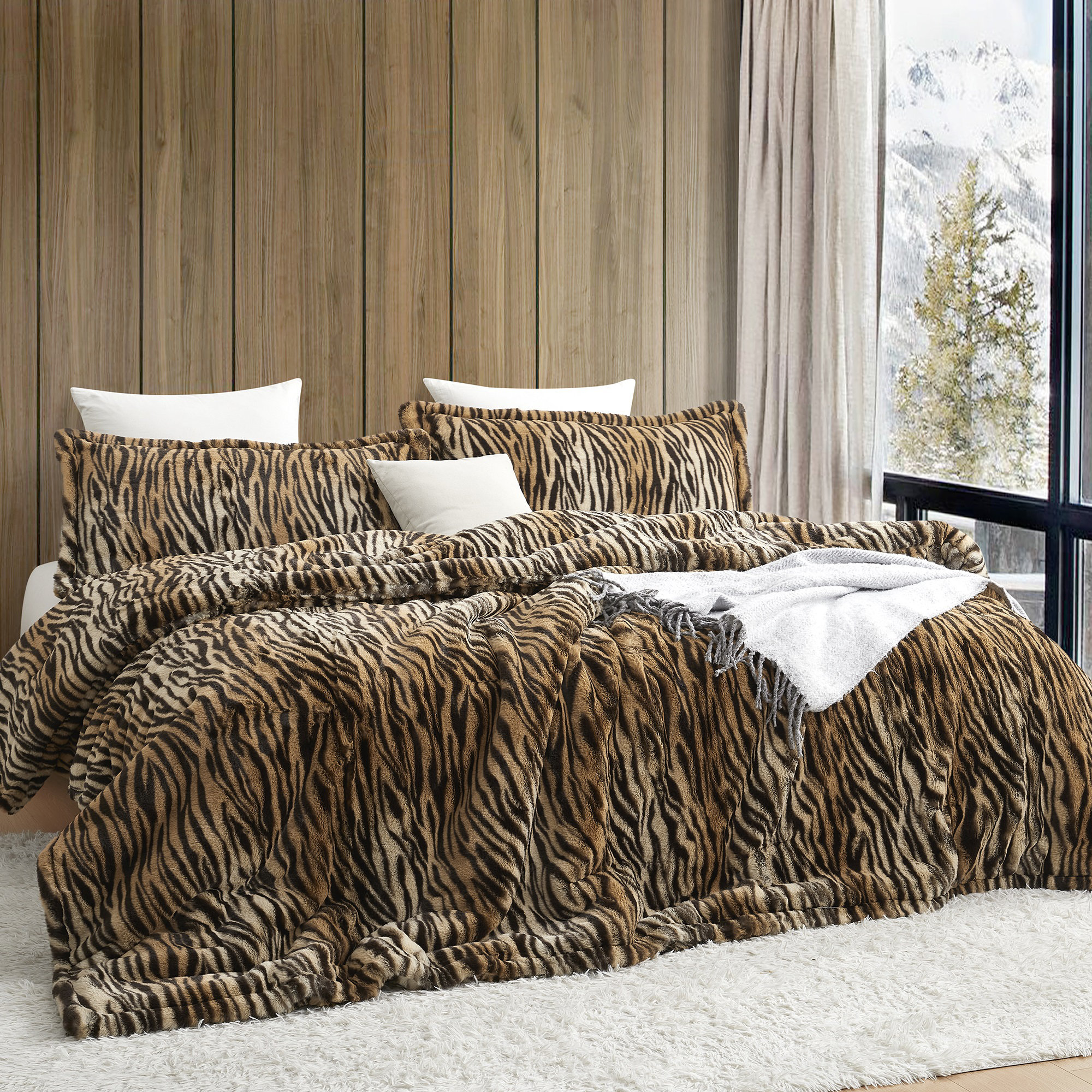 Byourbed Coma Inducer There’s a Bengal in My Bed Tiger Print Oversized ...