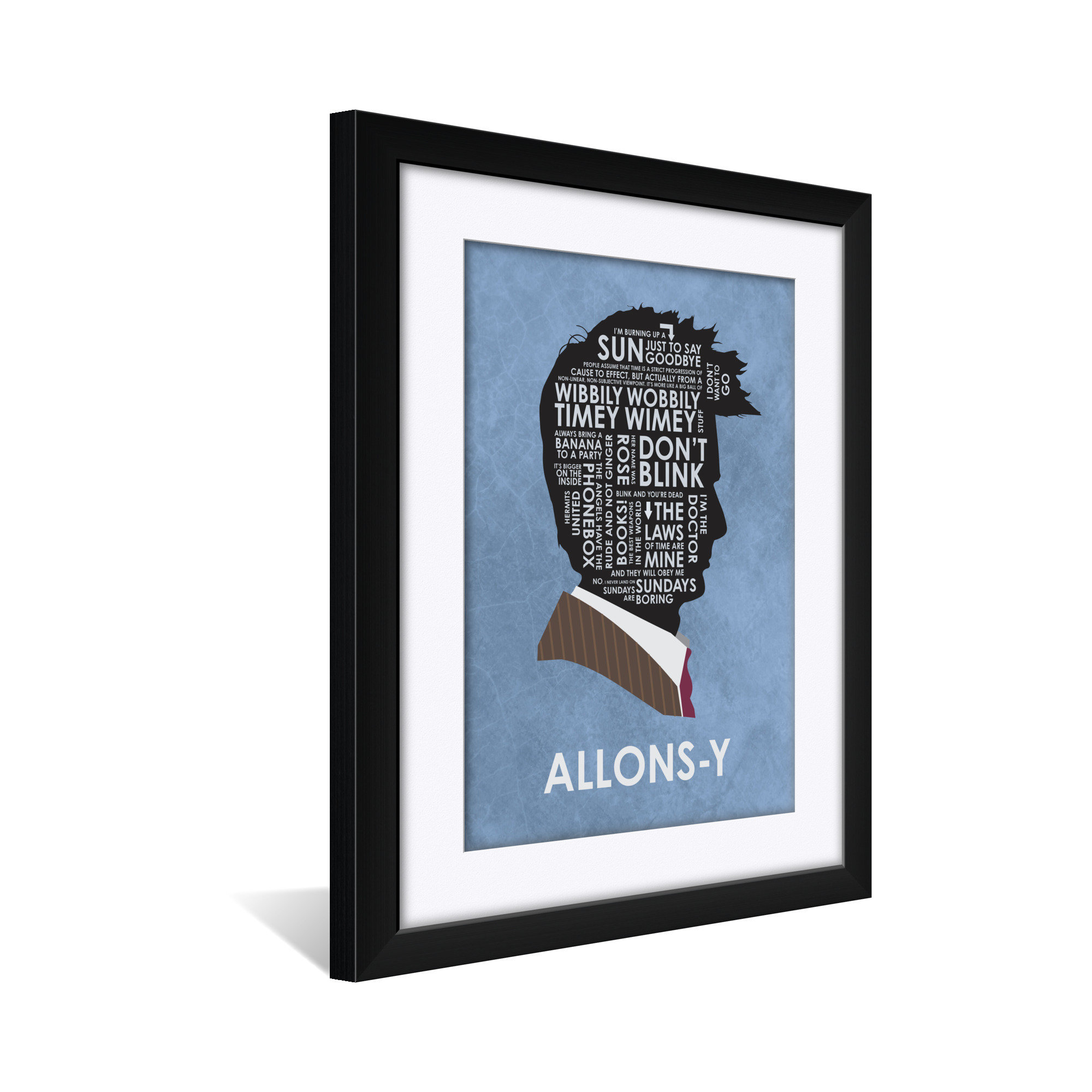 Lark Manor™ The Doctor - David Tennant - Allonsy Professionally Framed ...