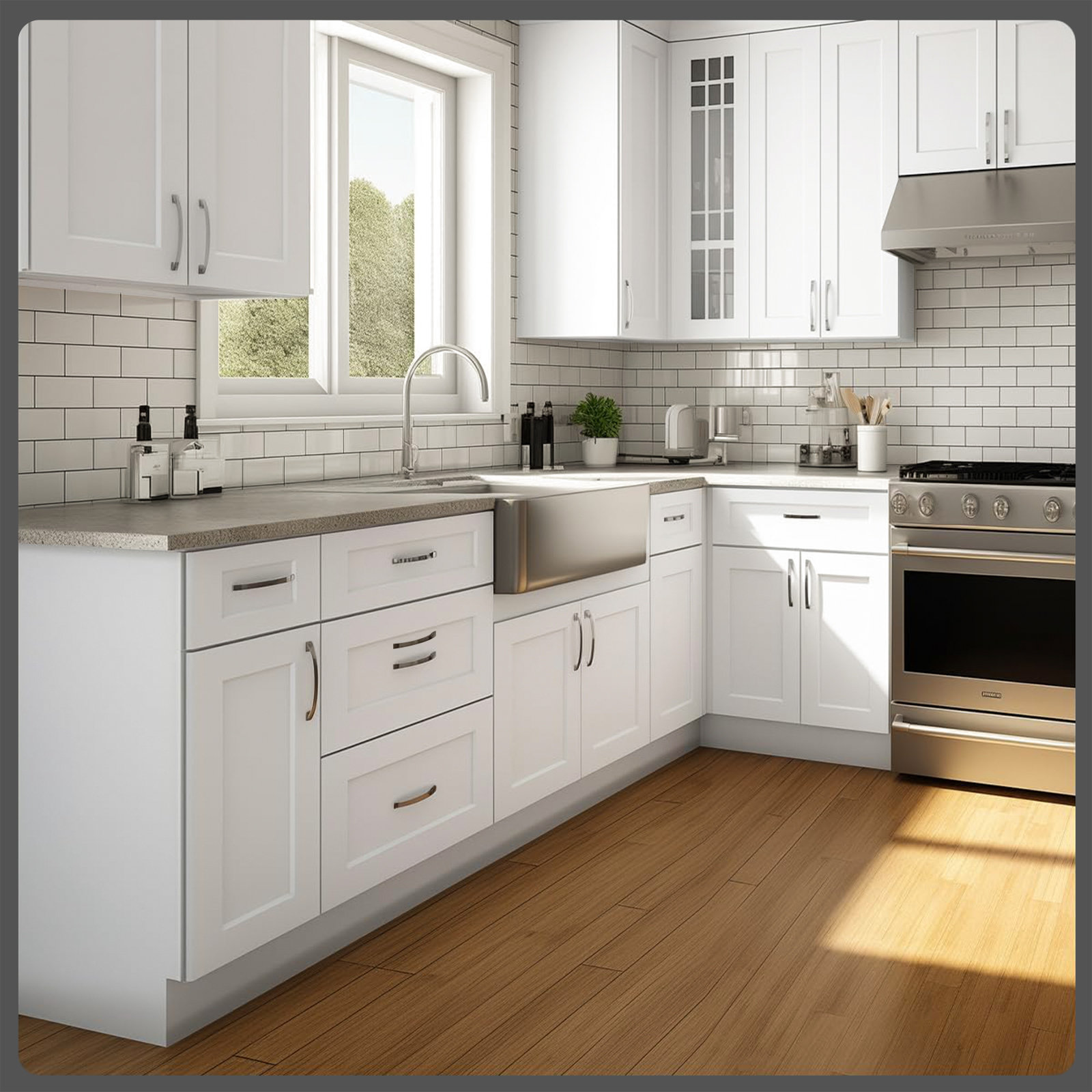 AVITAS Plywood Ready To Assemble Kitchen Base Cabinets With 1-Drawer ...