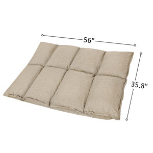 Trule Cortlan Full 63" Upholstered Convertible Futon, Floor Game Chair ...