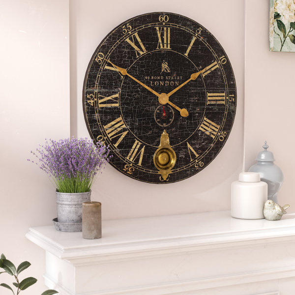 Greyleigh™ Haslingden Wood Wall Clock & Reviews | Wayfair