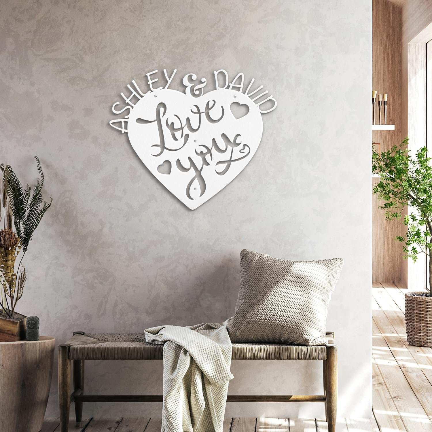 SIGNLEADER ANG05 Custom Metal Signs Metal Name Sign Metal Wall Art ...