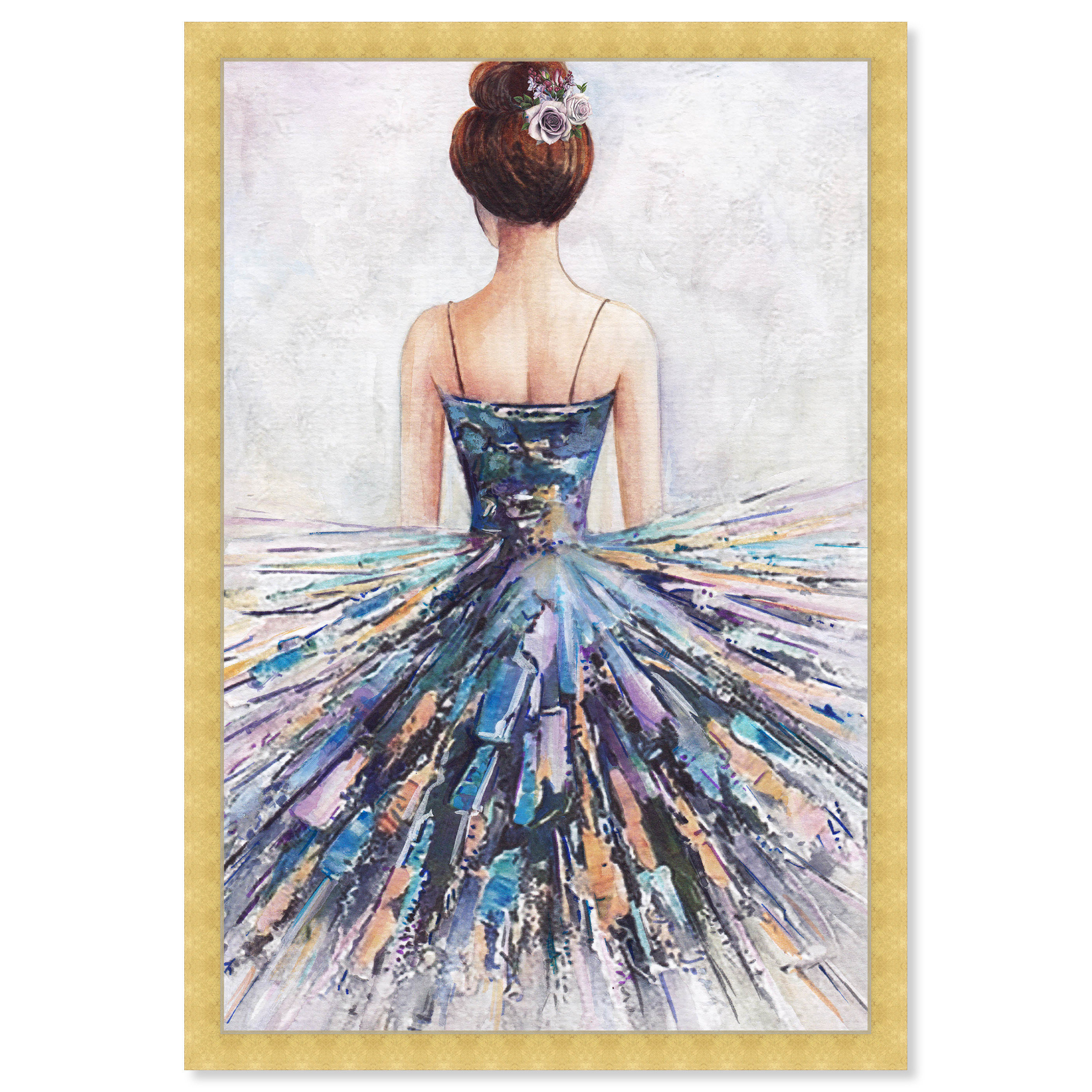 Oliver Gal Prints Lovely Lady - Framed Graphic Art for Bedroom | Wayfair