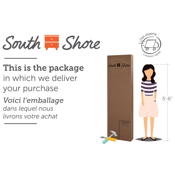 South Shore Versa Platform Bed & Reviews | Wayfair