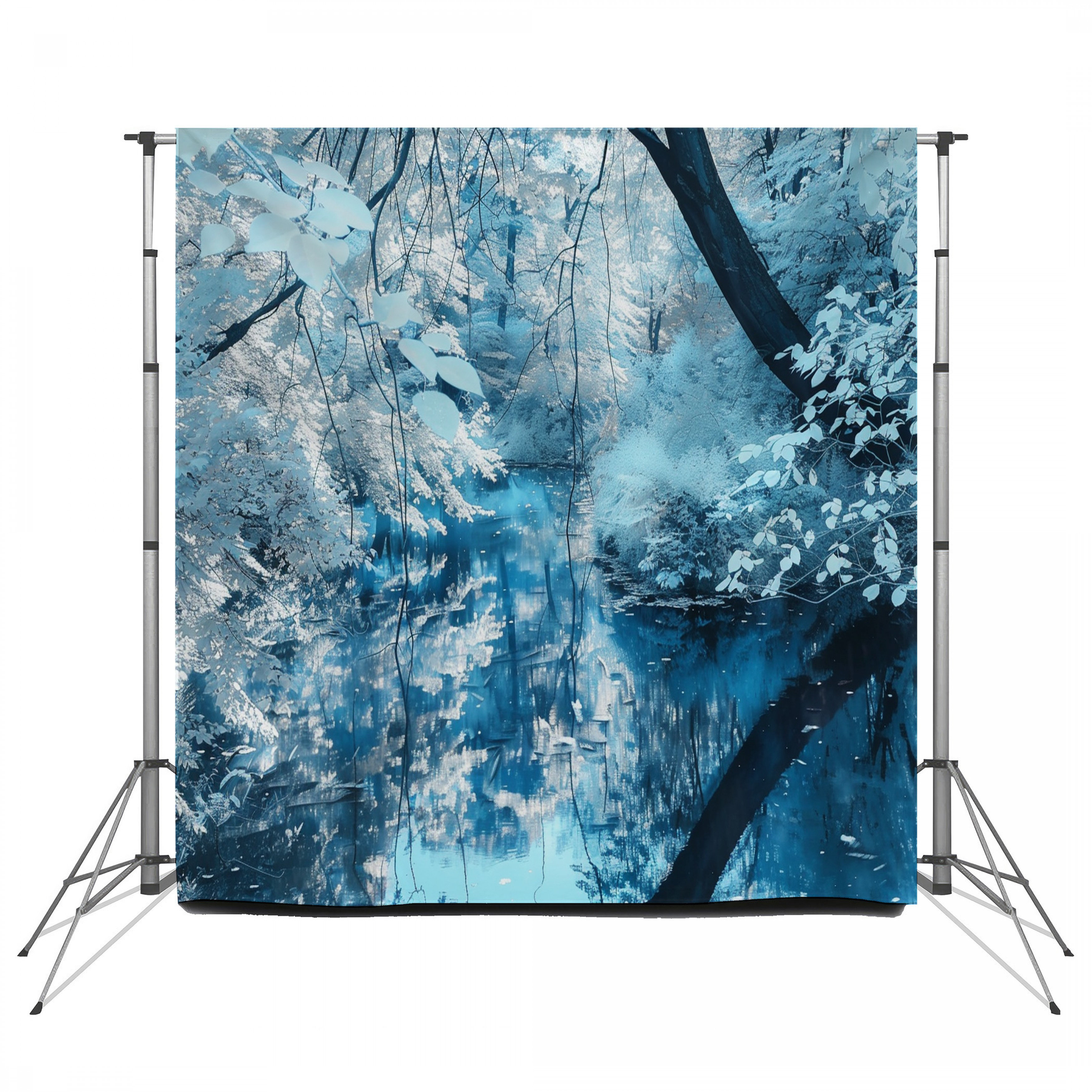 VisionDecor Frozen Forest Backdrop Nature Large Whimsical Photo ...