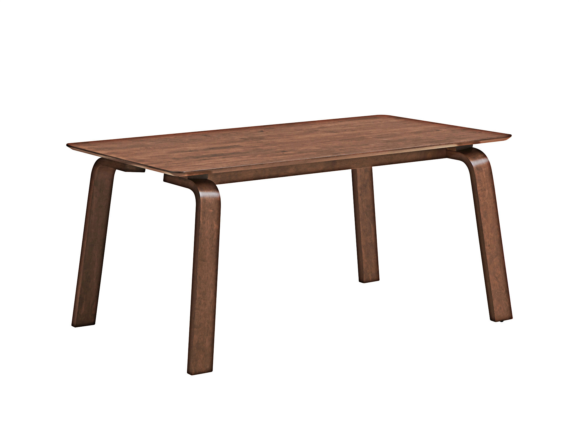 George Oliver Ginny Walnut Finish Dining Table,Not Included Chairs ...