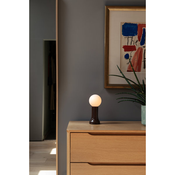 Tala Shore Table Lamp Smoke Grey With G95 LED Bulb US | Perigold