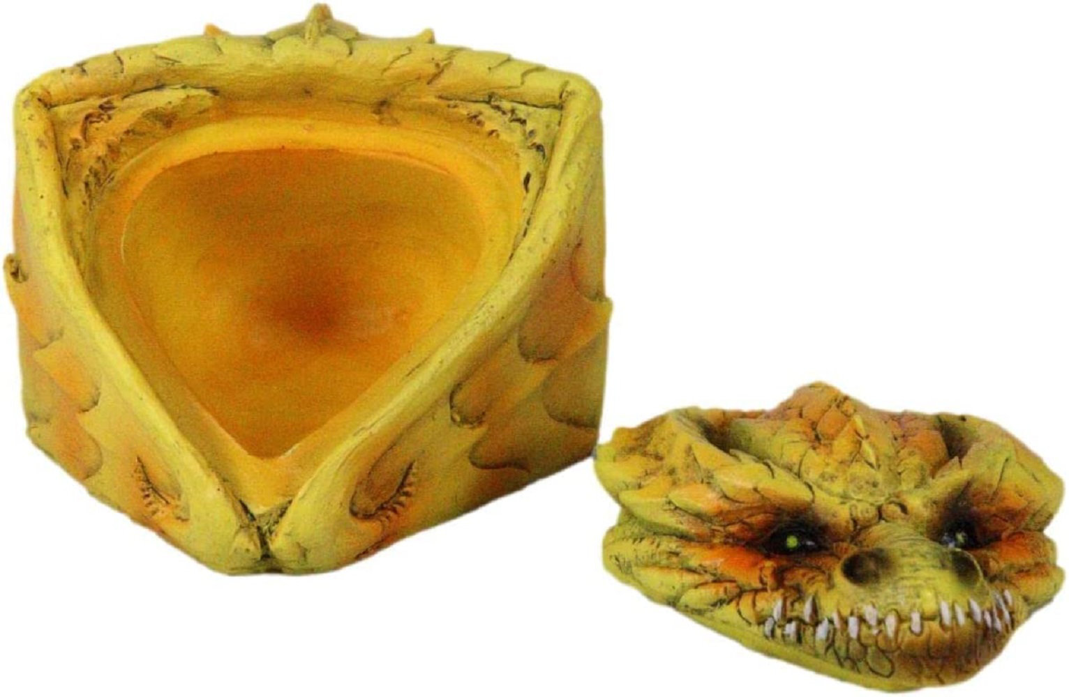 Trinx Hibernating Dragon Yellow Bronx Drake Small Stash Trinket Jewelry ...