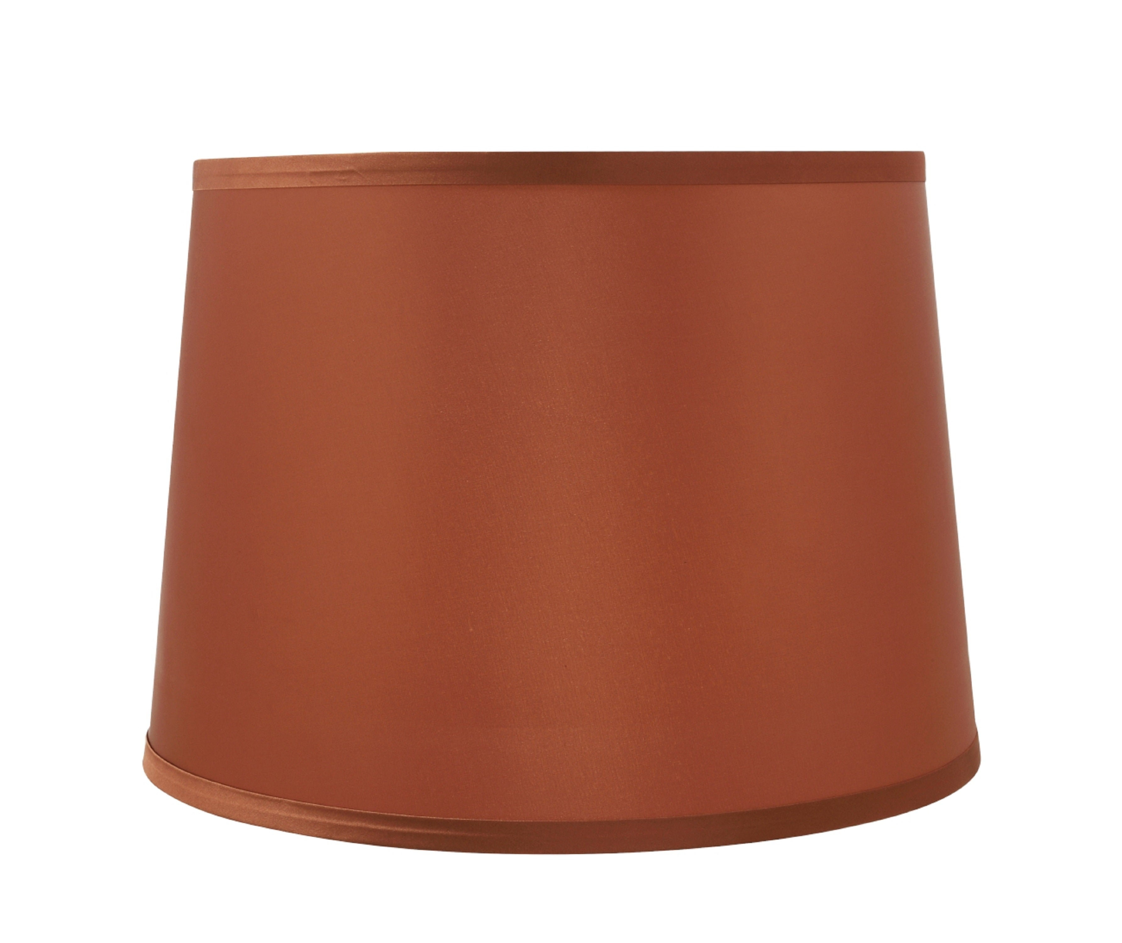 Ivy Bronx 10" H Sateen Fabric Empire Lamp Shade ( Spider ) in Burnt ...