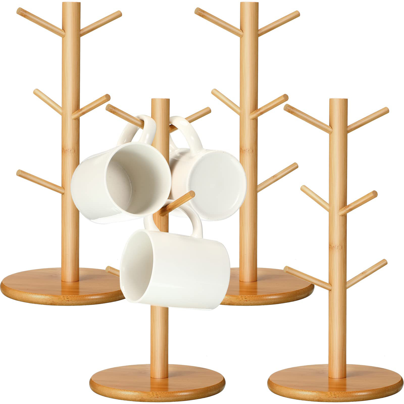 George Oliver Mahkayla Manufactured Wood Mug Tree | Wayfair
