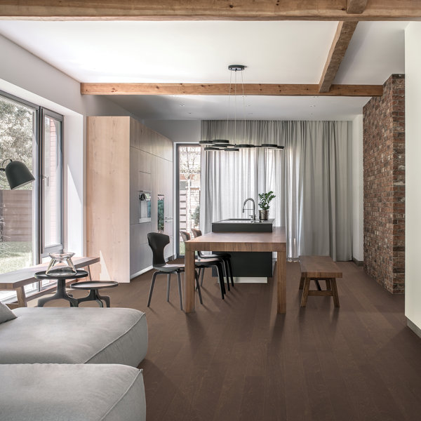 Mohawk Basics Engineered Hardwood Flooring, 5 in. W x Variable Length ...