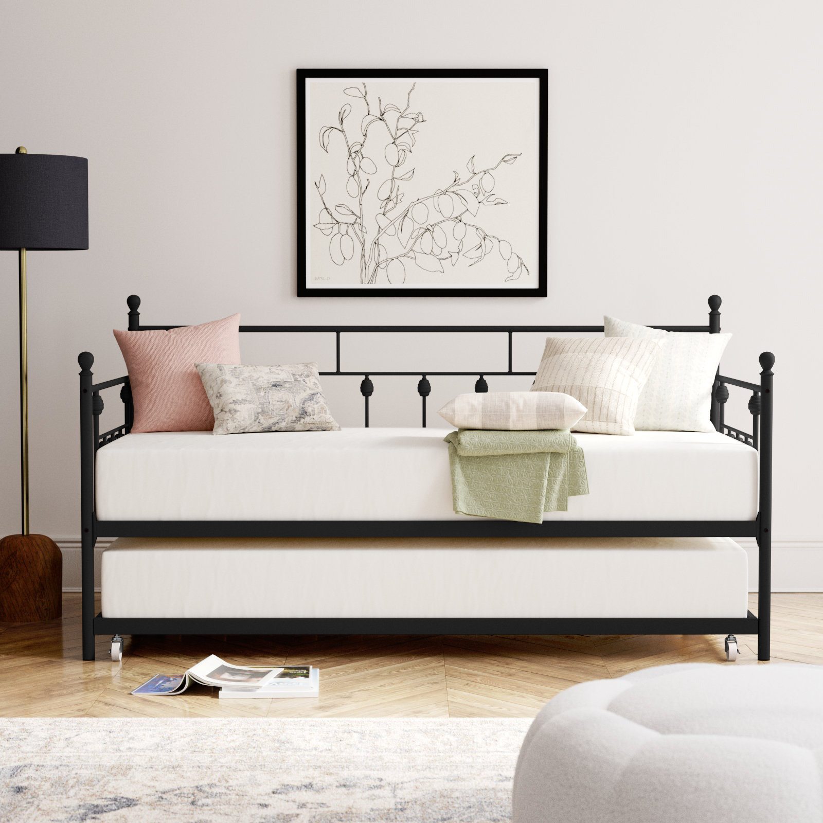 Kelly Clarkson Home Kaitlyn Twin Daybed with Trundle & Reviews ...
