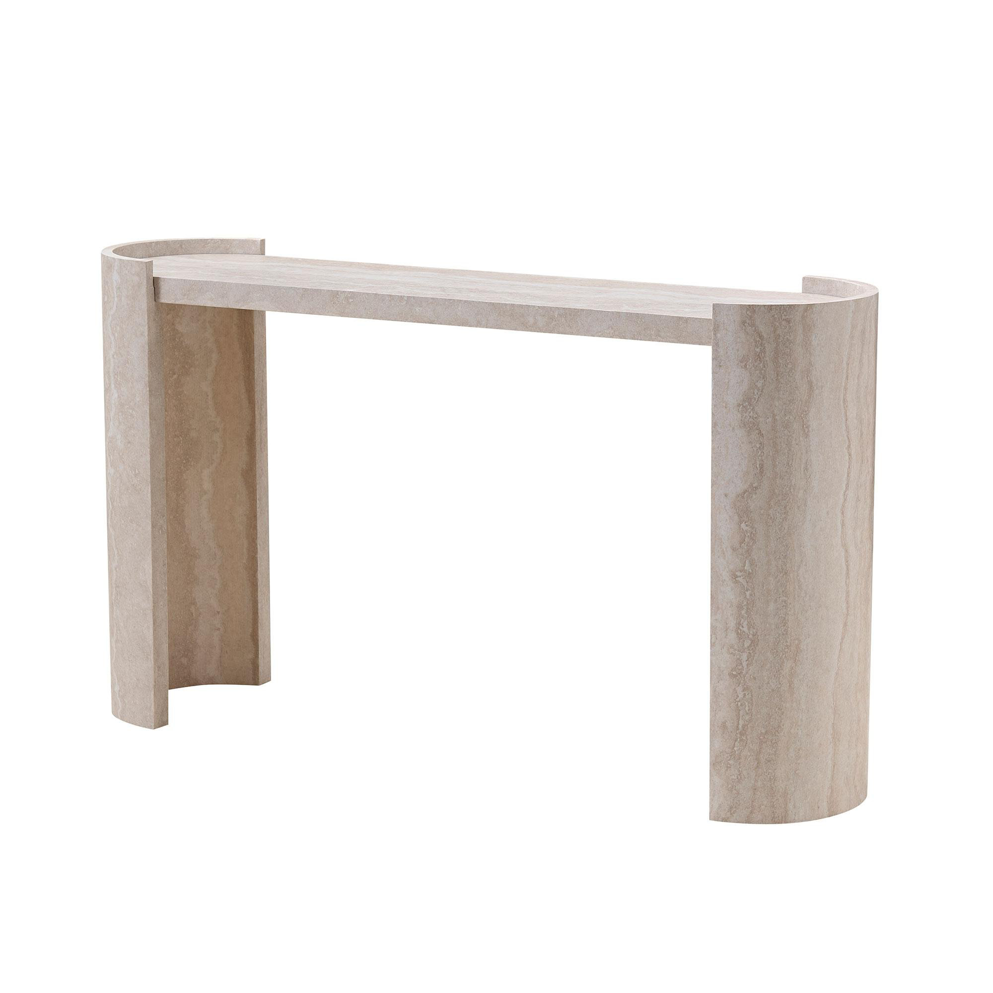 Latitude Run® Sylph Narrow Console Table Entryway Table With Curved ...