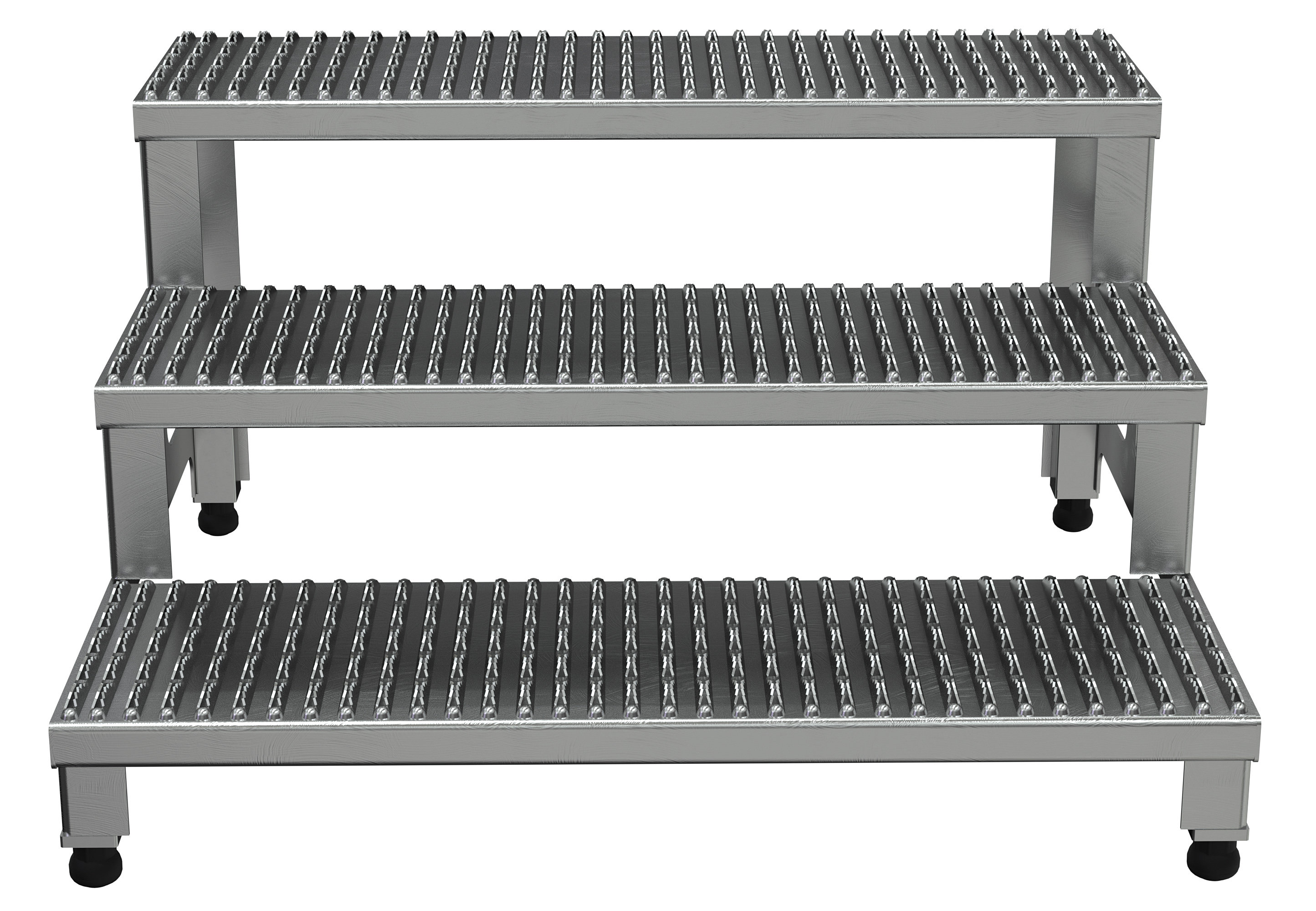 Vestil 3 - Step Aluminum Step Stool | Wayfair