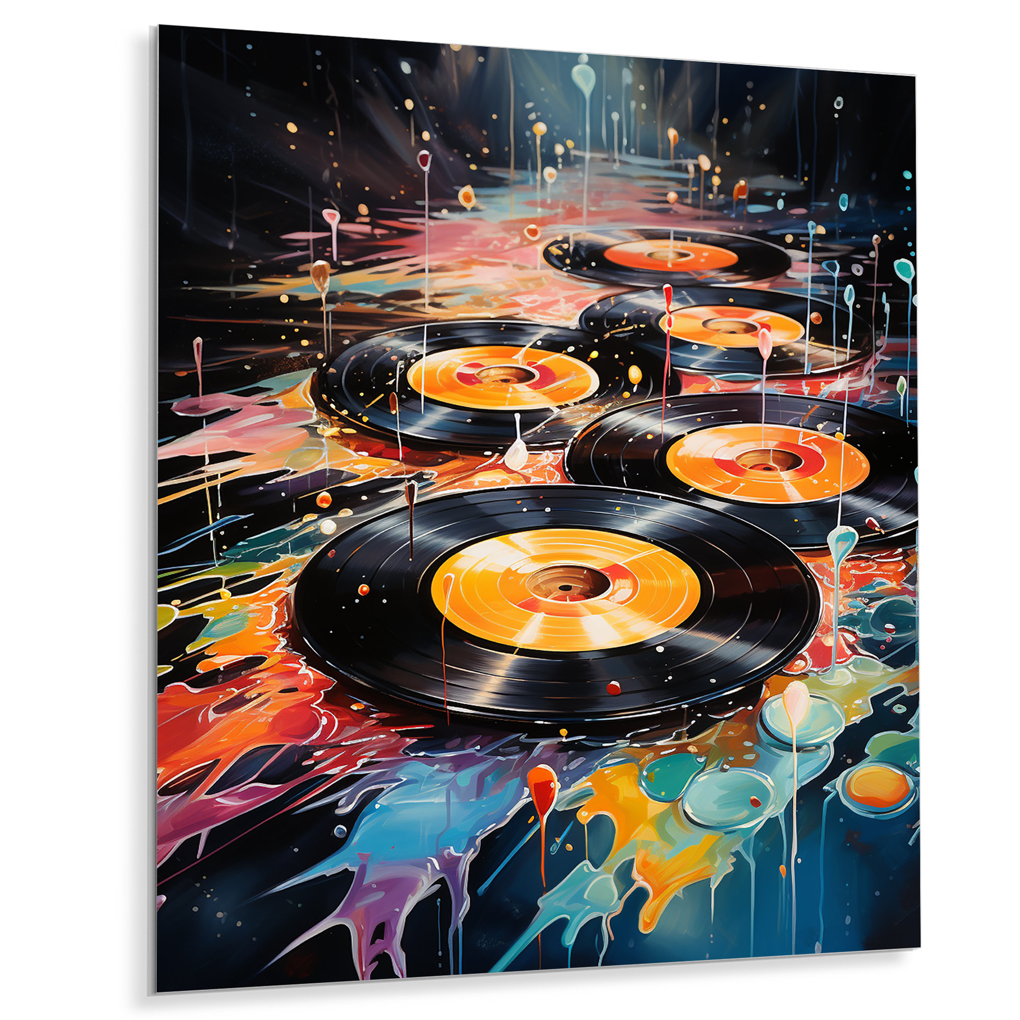 Bungalow Rose Vinyl Record Vinyl Dreams I - Vinyl Records Metal Wall ...