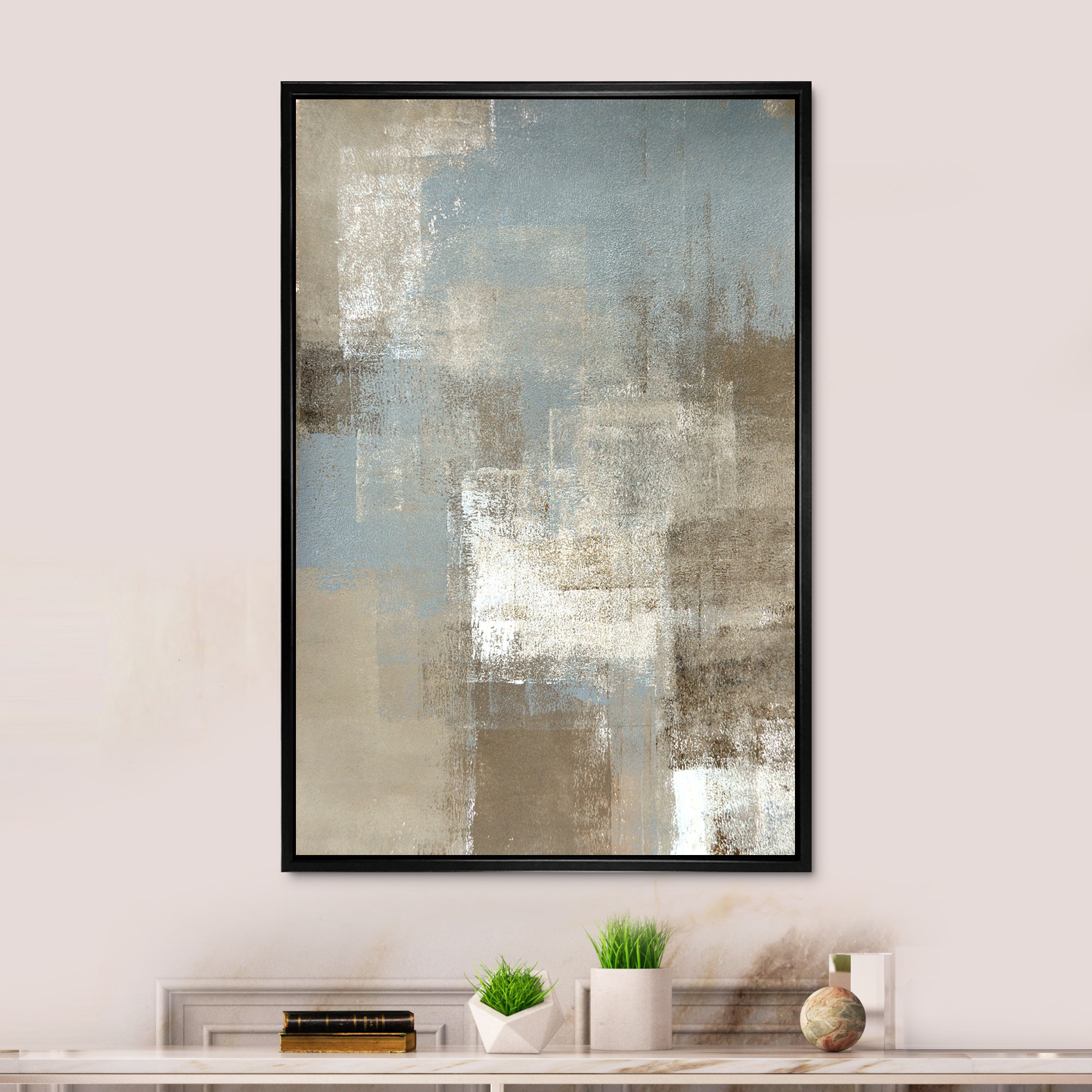 17 Stories Grey Meets Brown Abstract Art III - Modern & Contemporary ...
