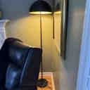 Ebern Designs Brucelyn 68" Tall 2-Light Metal Mushroom Dome Floor Lamp ...