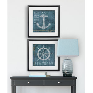 Breakwater Bay Port & Starboard 2 Pieces Print & Reviews | Wayfair