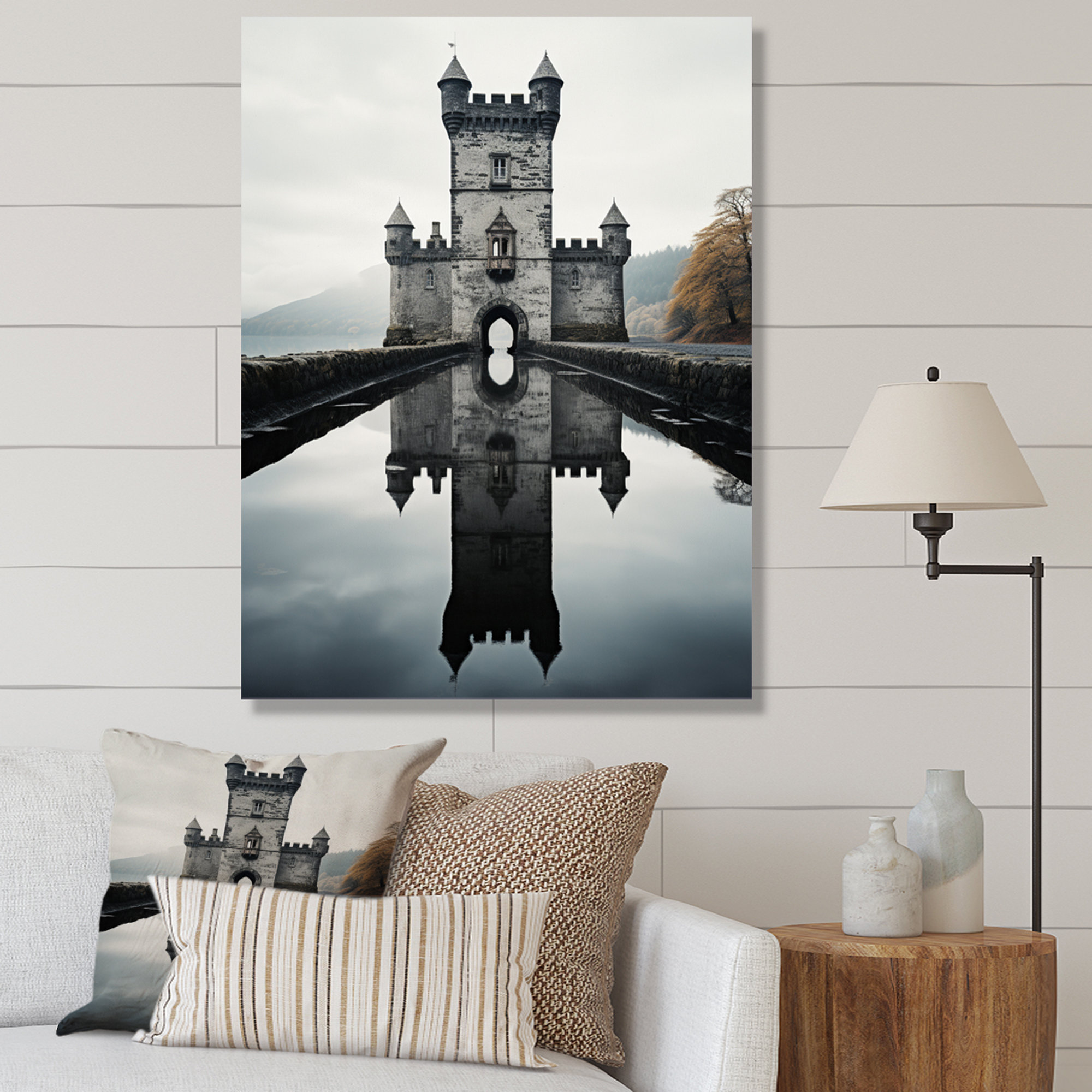 Latitude Run® Isparta Castles Minimalist Majesty III - Print on Canvas ...