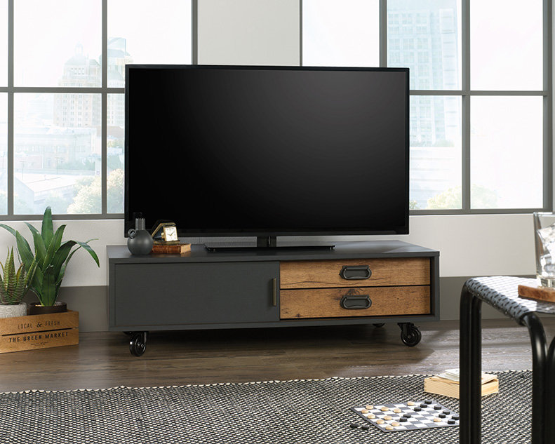 Latitude Run® Modern Rectangular Rolling Coffee Table | Wayfair