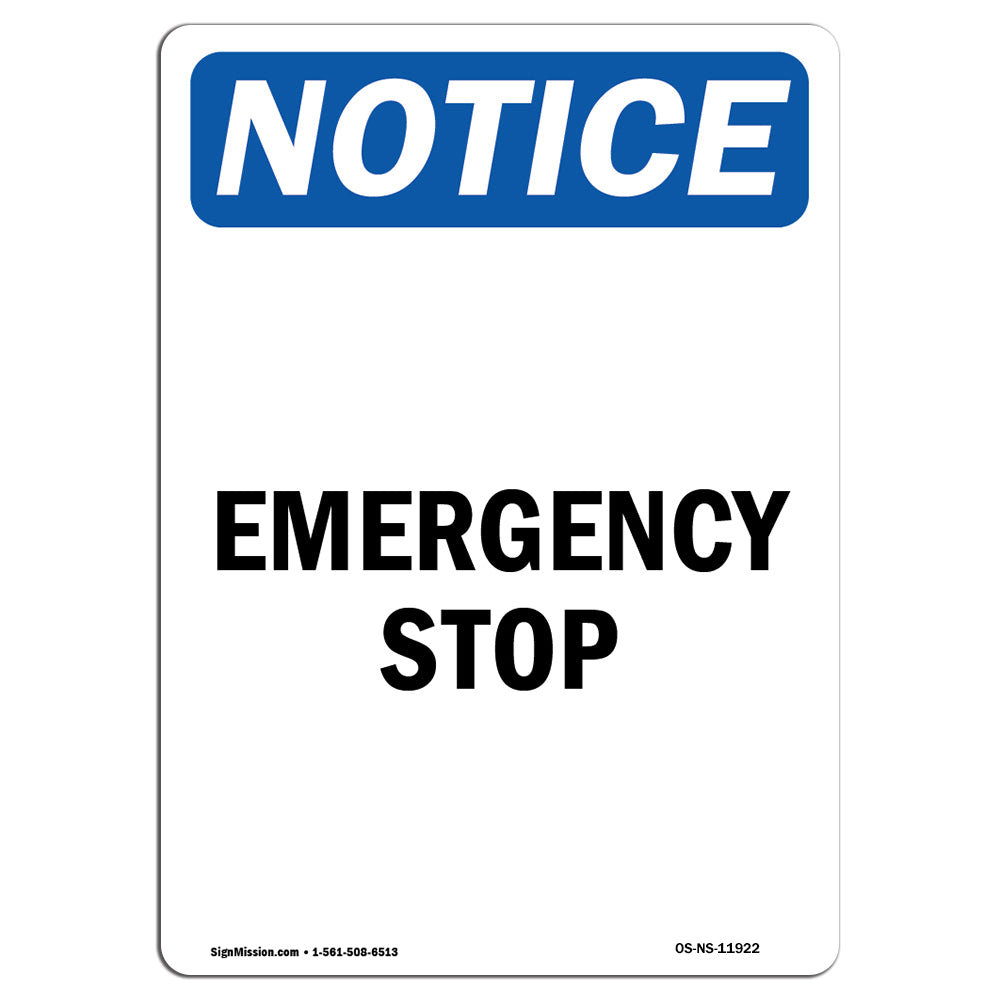 SignMission Emergency Stop Sign | Wayfair