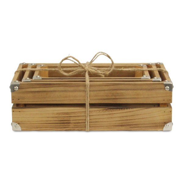 Union Rustic Solid Wood Crate Set | Wayfair