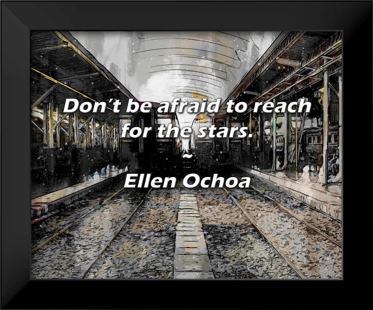 Trinx Ellen Ochoa Quote: Don’t be afraid to reach for the stars. | Wayfair