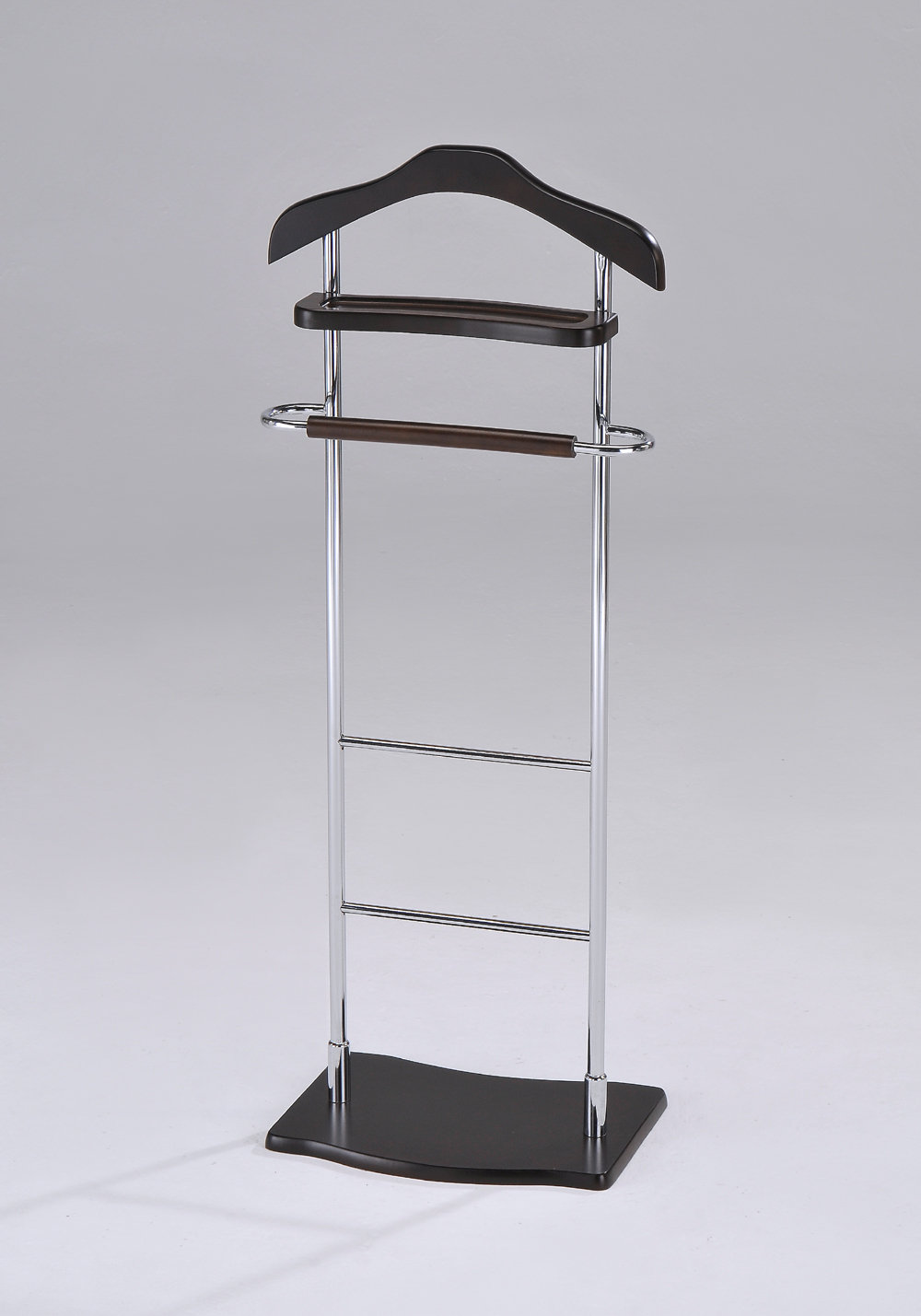 Ebern Designs Walbourne Solid Wood Freestanding Valet Stand & Reviews ...