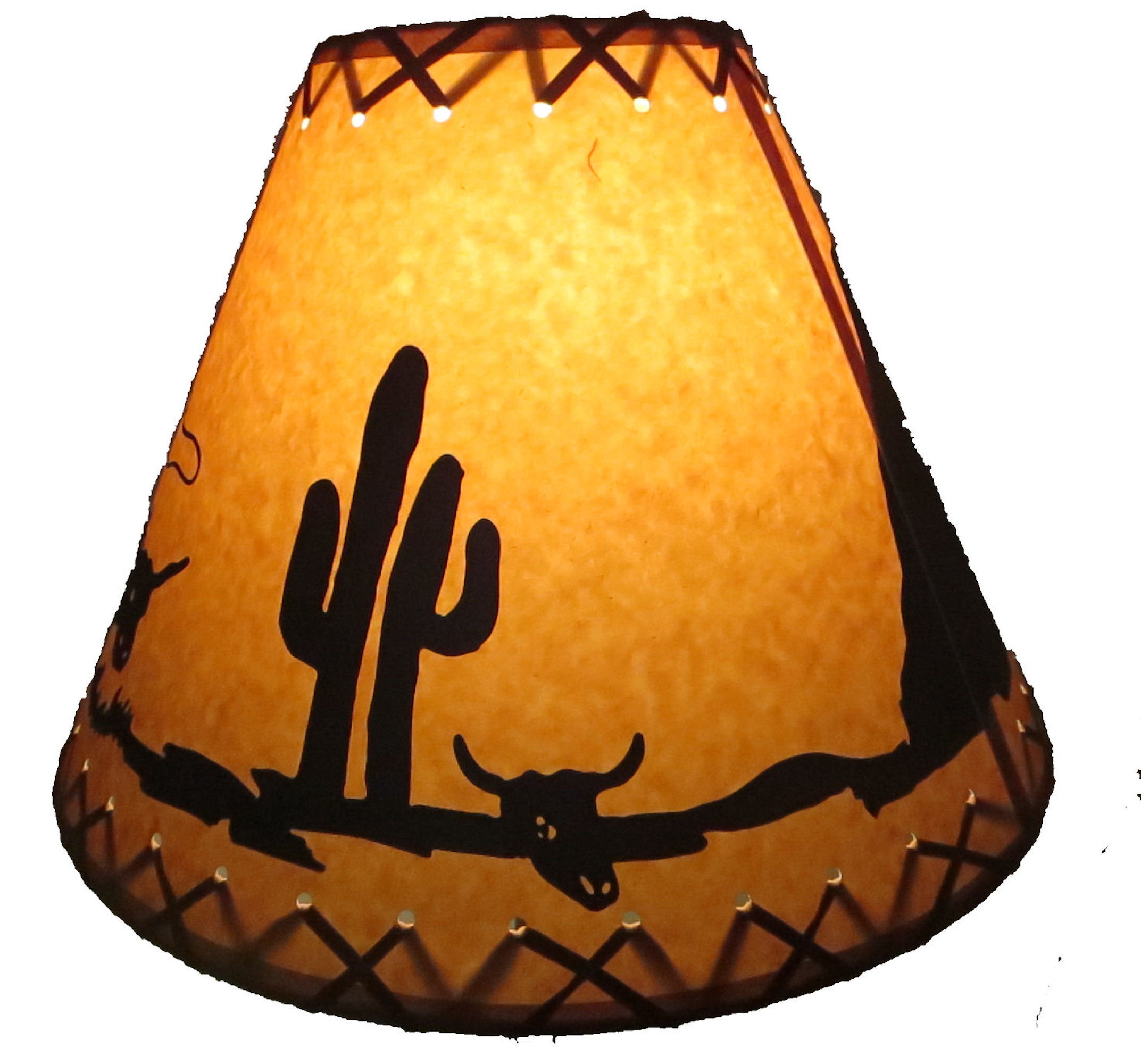 Foundry Select 11" H x 18" W Paper Empire Lamp Shade ( Spider ) in ...