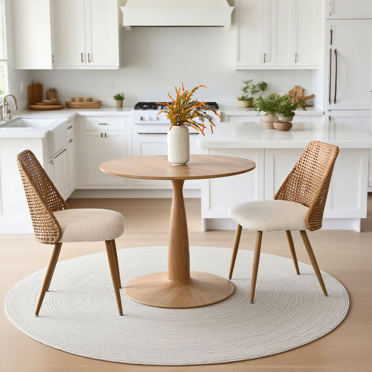 Bay Isle Home™ 2 - Person Dining Table Sets With 34.5'' Round Table & 2 ...