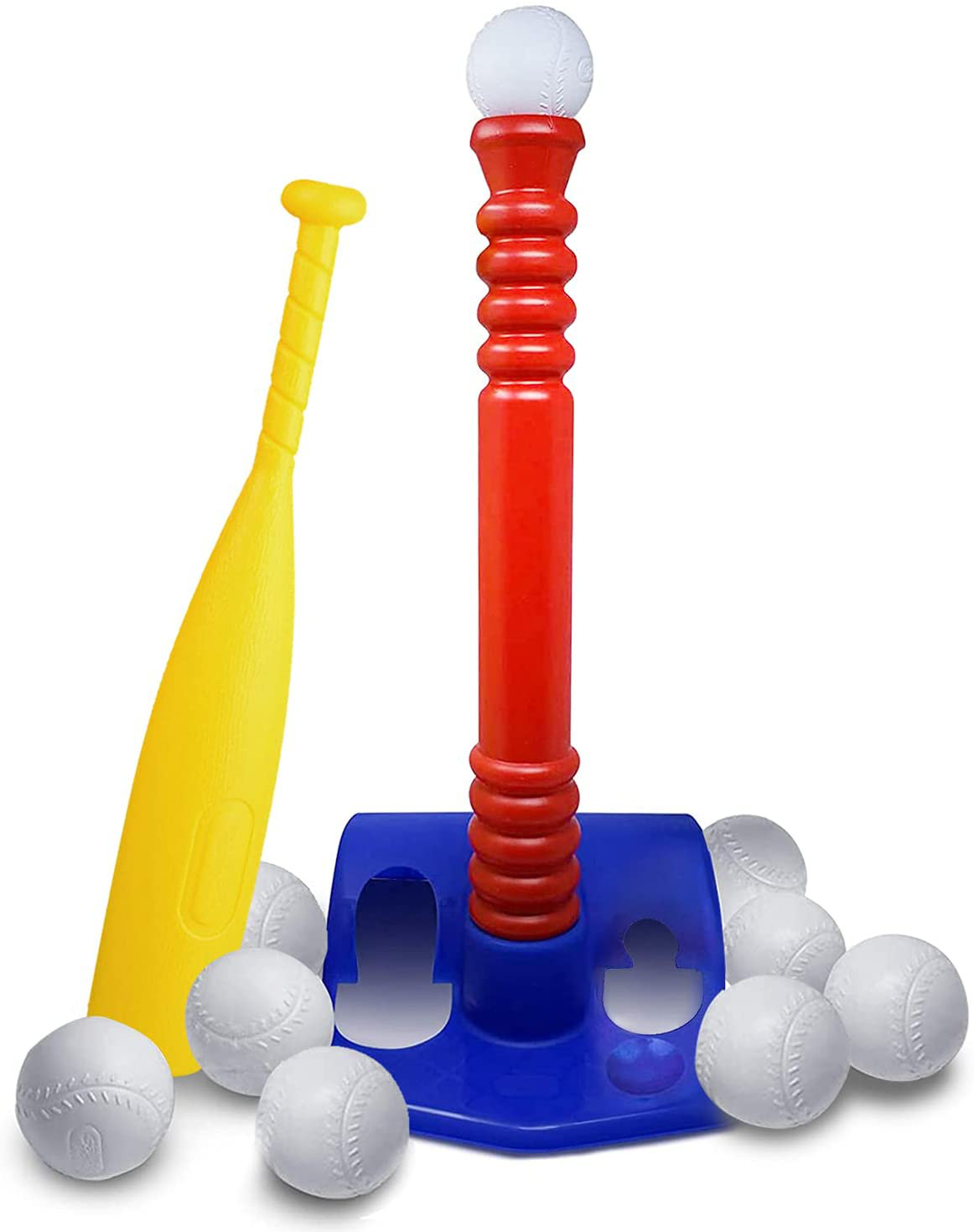 ToyVelt Tball Set For Toddlers 9 Balls - Kids Baseball Tee Game For ...