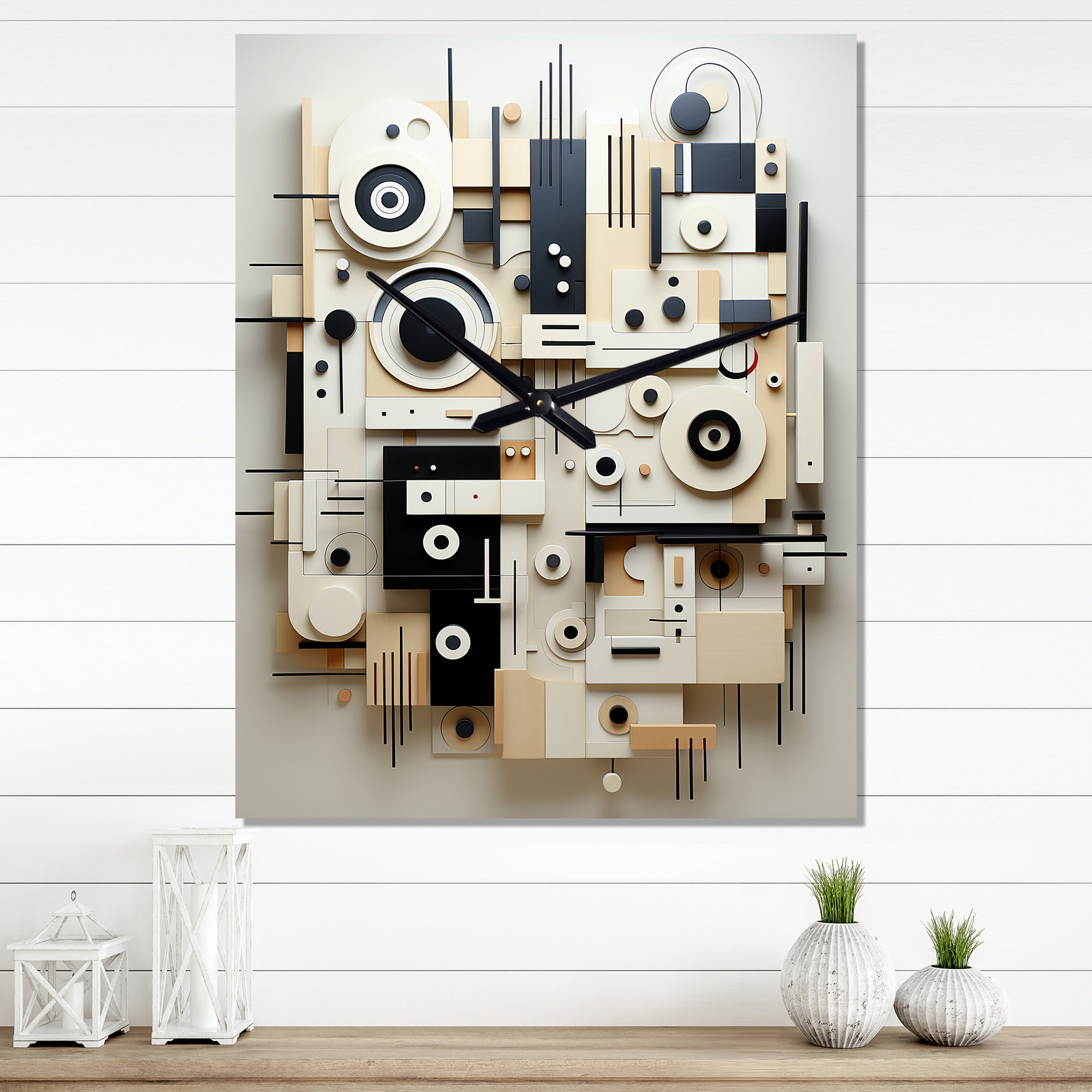 Design Art Garden Of Urban Groove Abstract Geometrics II - Modern ...
