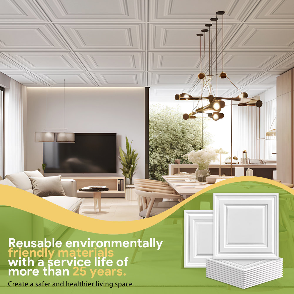 Fasarxiu 24 L x 24 W Ceiling Tile | Wayfair