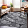Trent Austin Design® Overbey Abstract Gray/Black/Ivory Area Rug ...