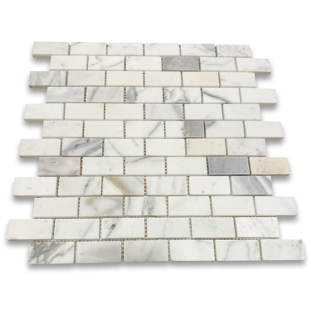 Marble Online 12" x 12" Marble Mosaic Wall & Floor Tile | Wayfair