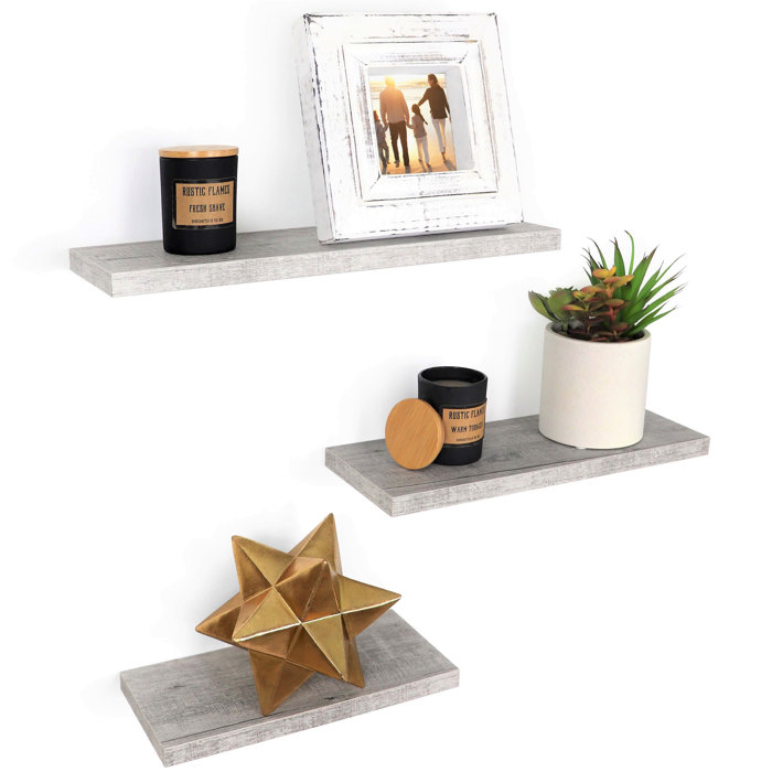 Latitude Run® 3 Piece Floating Shelf & Reviews | Wayfair
