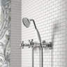 Charlton Home® Isai Shower Mixer with Cross Handle & Reviews | Wayfair