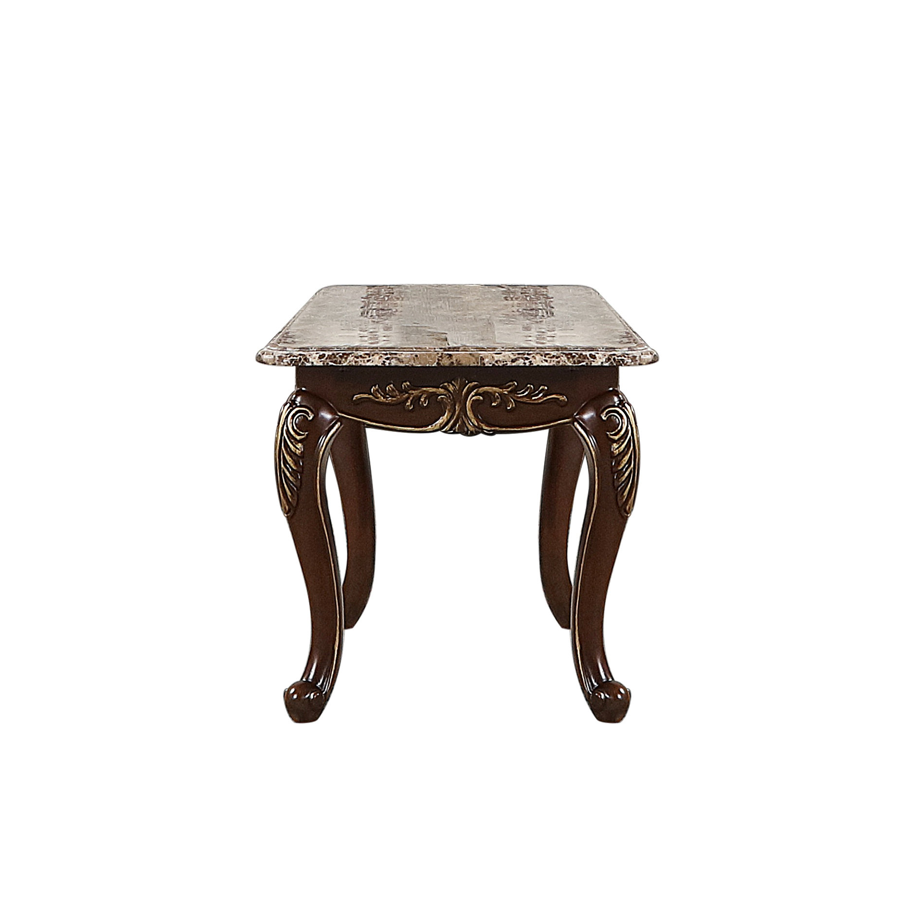 Bloomsbury Market Versatile End Table, Wood & Marble Combination ...