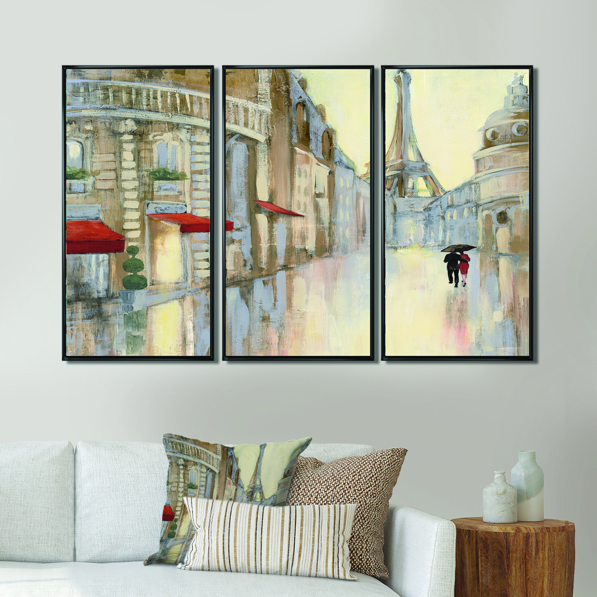 Ophelia & Co. Love In Paris III - Traditional Framed Canvas Wall Art ...