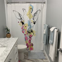 Brayden Studio® Watchet Shower Curtain & Reviews | Wayfair