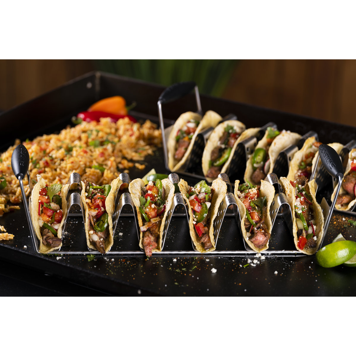 Blackstone 2-Piece Griddle Taco Racks & Reviews | Perigold