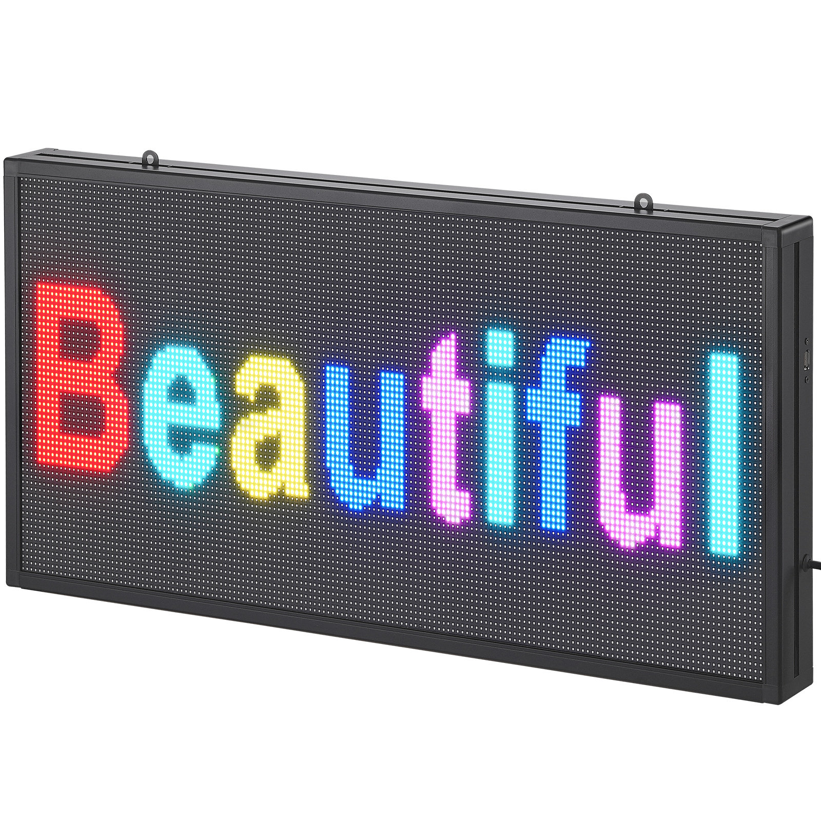 VEVOR Programmable LED Sign, P5 Full Color LED Scrolling Panel, DIY ...
